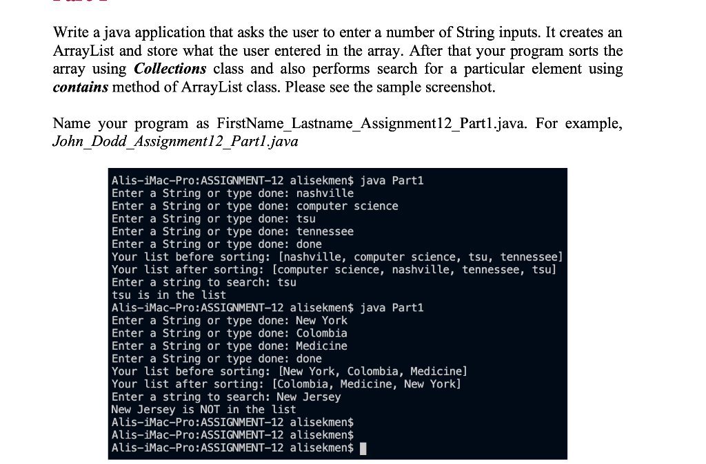 Solved Write a java application that asks the user to enter | Chegg.com