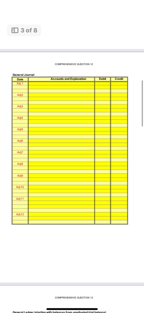 Solved 1) What is the total debit amount on the adjusted | Chegg.com