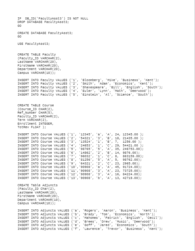 Solved Write queries to solve the following problems. You | Chegg.com