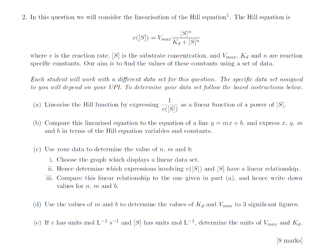 2. In this question we will consider the | Chegg.com