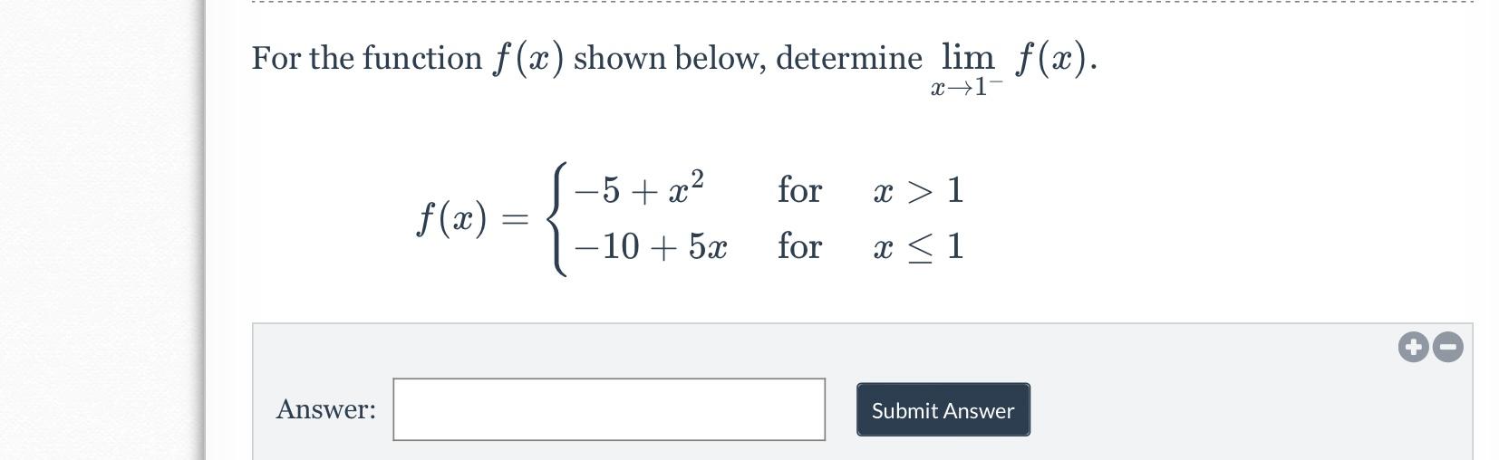 Solved For the function f(x) shown below, determine | Chegg.com