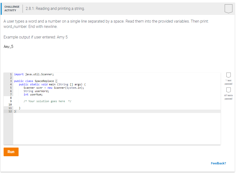 Solved CGALWEY281: Reading and printing a string ACTIVITY A | Chegg.com