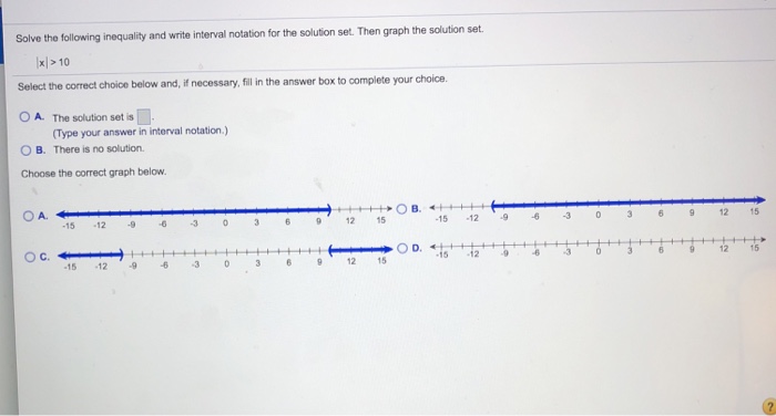 Solved Solve the following inequality and write interval | Chegg.com