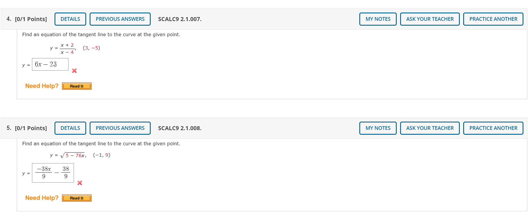 Solved 4. [0/1 Points] DETAILS PREVIOUS ANSWERS SCALC9 | Chegg.com