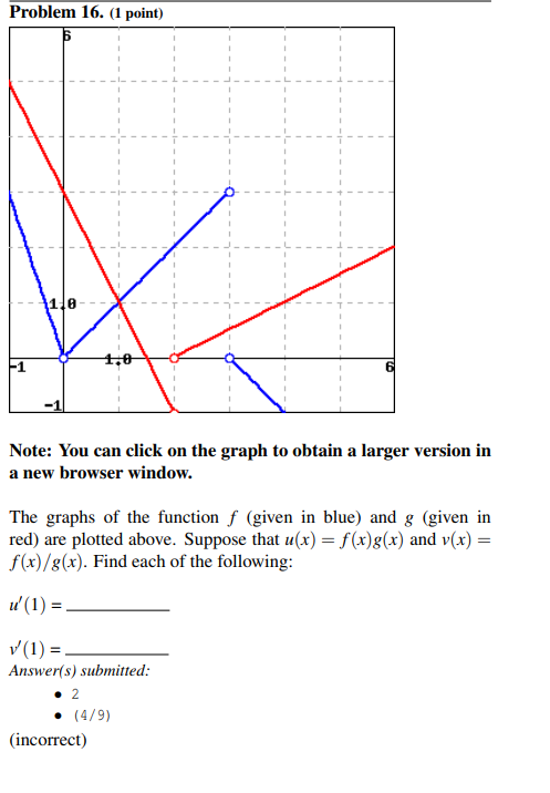 Solved Problem 16. (1 point) 11.10 Note: You can click on | Chegg.com
