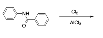 Solved The chlorination of benzanilide (structure shown | Chegg.com