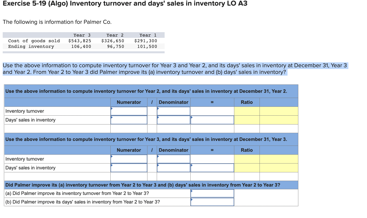 Solved Use the above information to compute inventory | Chegg.com