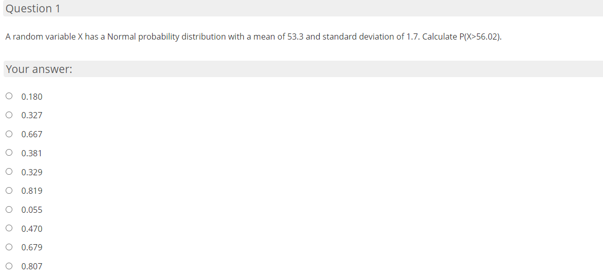Solved A random variable X has a Normal probability | Chegg.com