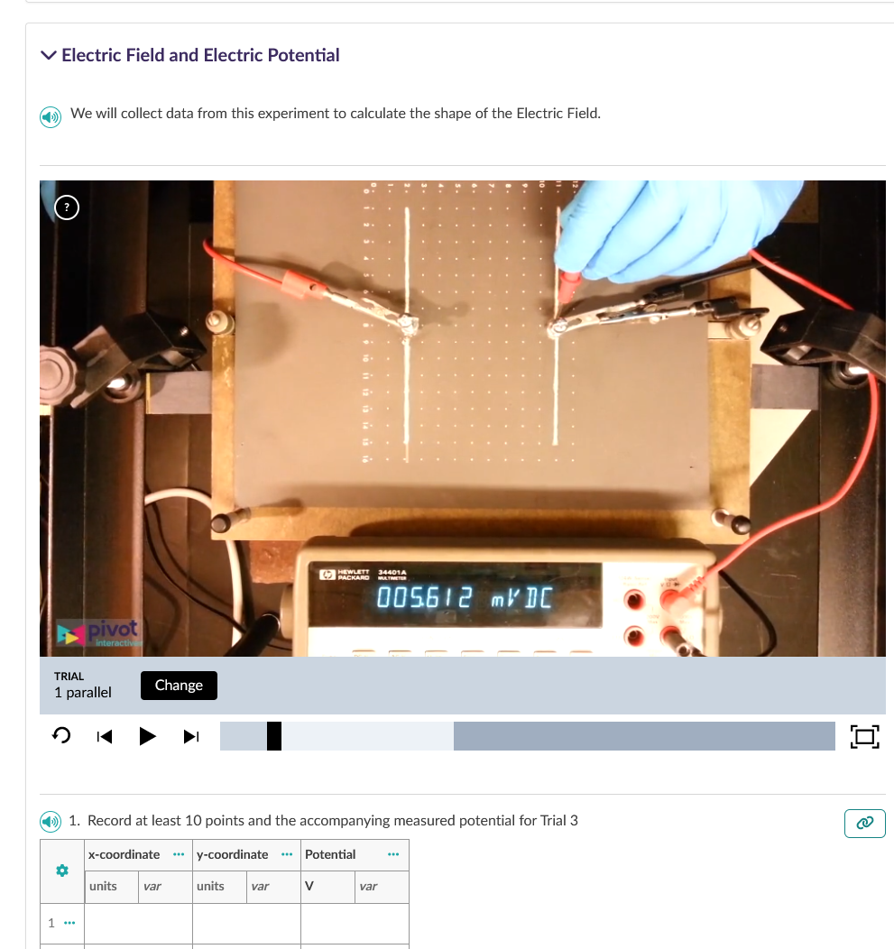 Set the video to Trial 32. Draw the configuration of | Chegg.com