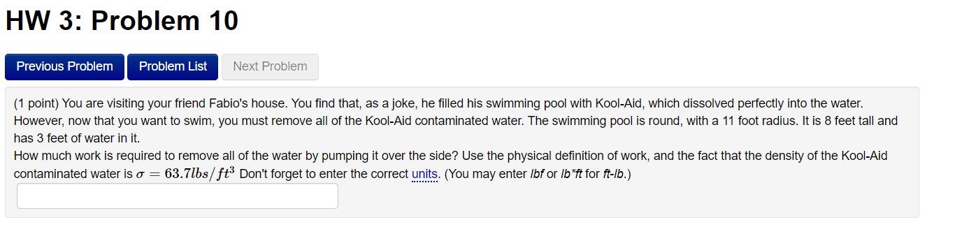 Solved HW 3: Problem 10 Previous Problem Problem List Next | Chegg.com