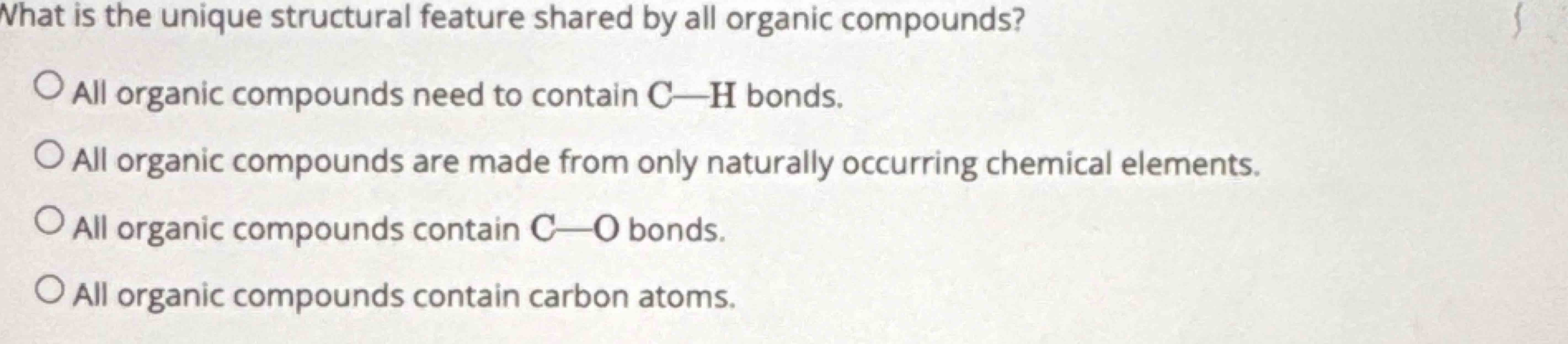 Solved What is the unique structural feature shared by all | Chegg.com