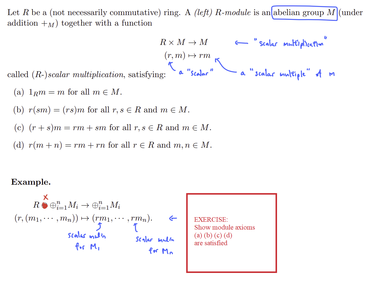 Solved Let R be a (not necessarily commutative) ring. A | Chegg.com