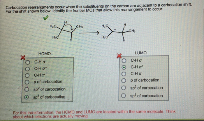 Solved Carbocation rearrangments occur when the substituents | Chegg.com