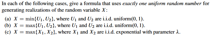 Solved In each of the following cases, give a formula that | Chegg.com