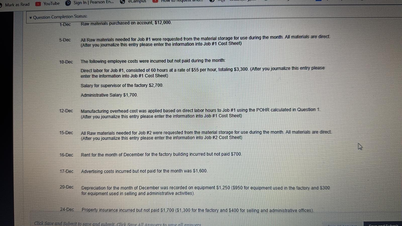 Solved You work for Thunderduck Custom Tables Inc. This is | Chegg.com