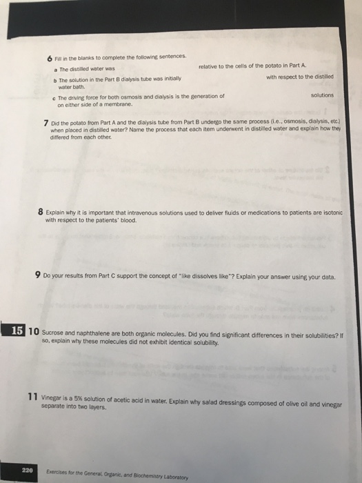 REFLECTIVE EXERCISES Lab Partner ue Section Date 1 | Chegg.com