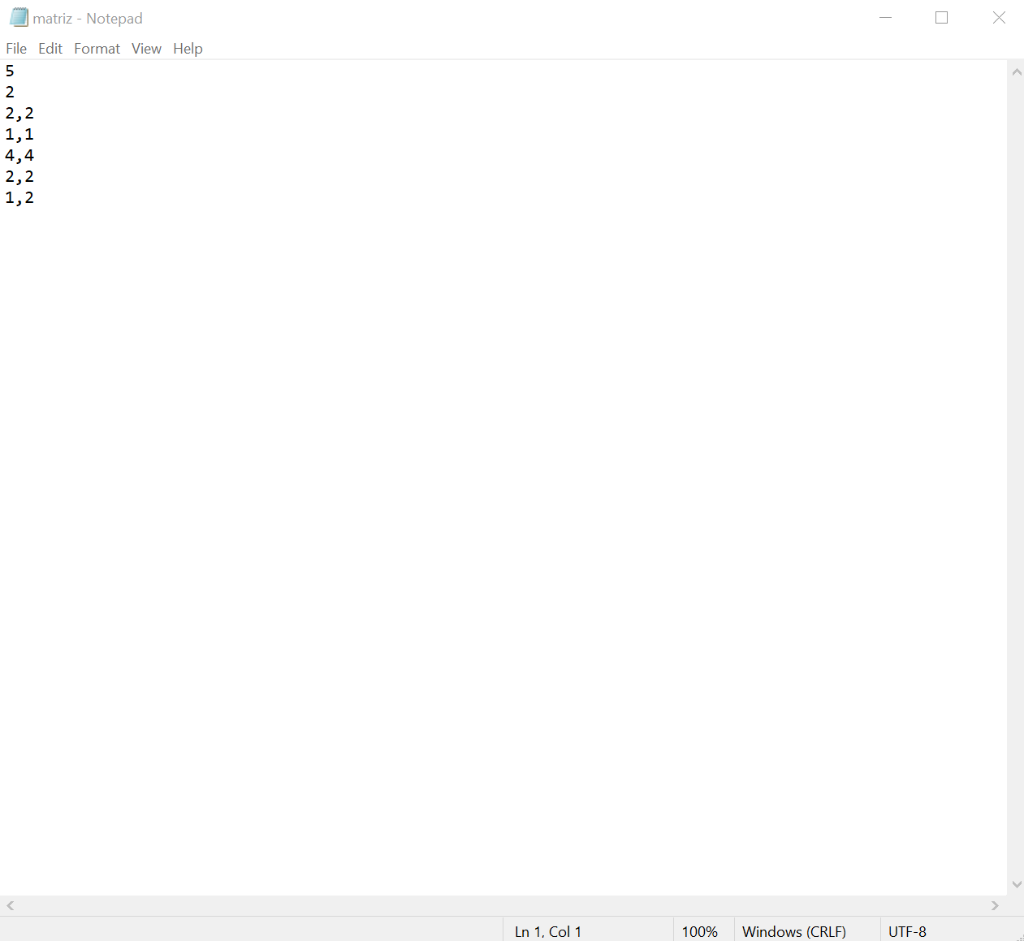 Solved Create a java code in which : Using matrices of ones, | Chegg.com