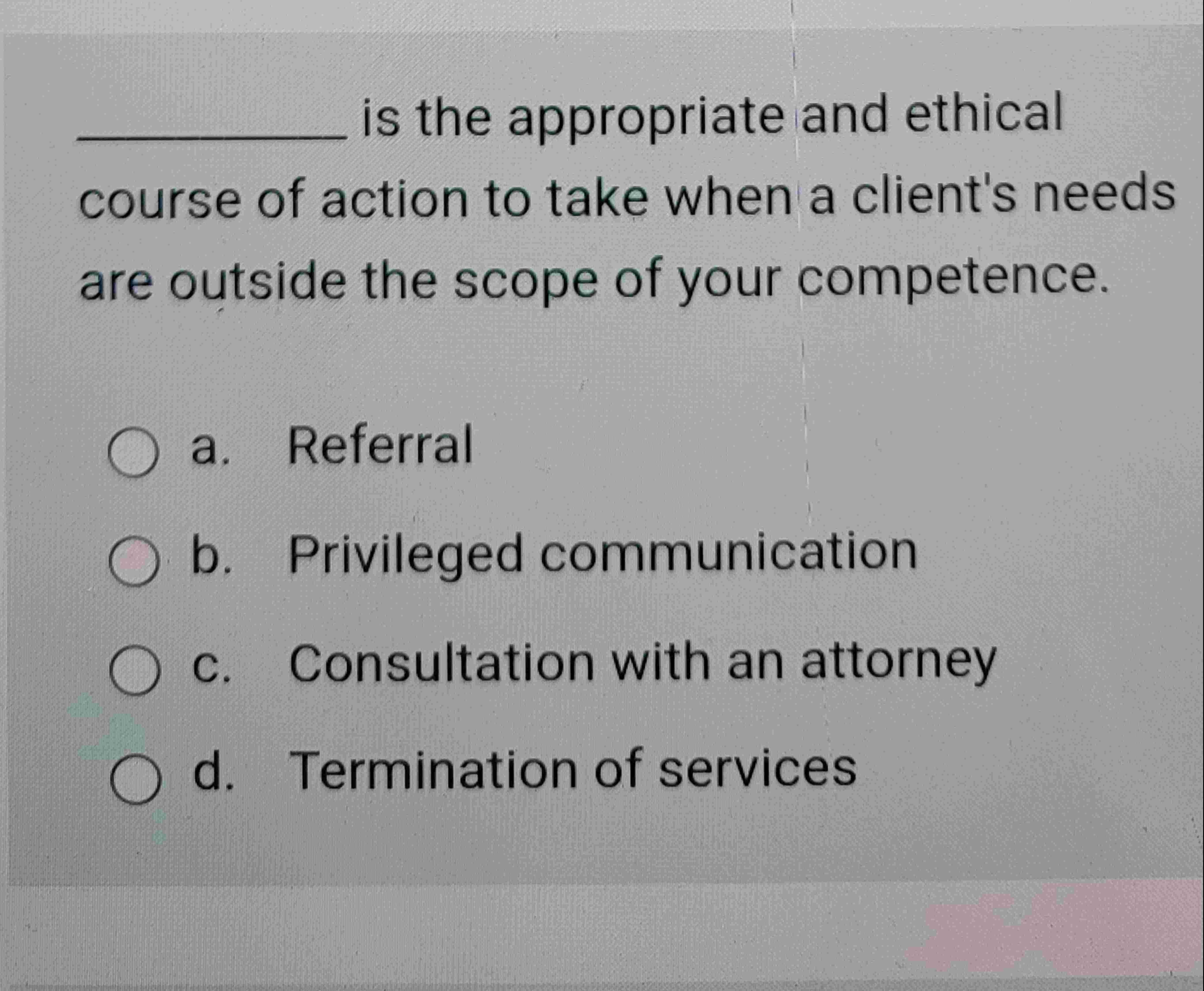 Solved is the appropriate and ethical course of action to | Chegg.com