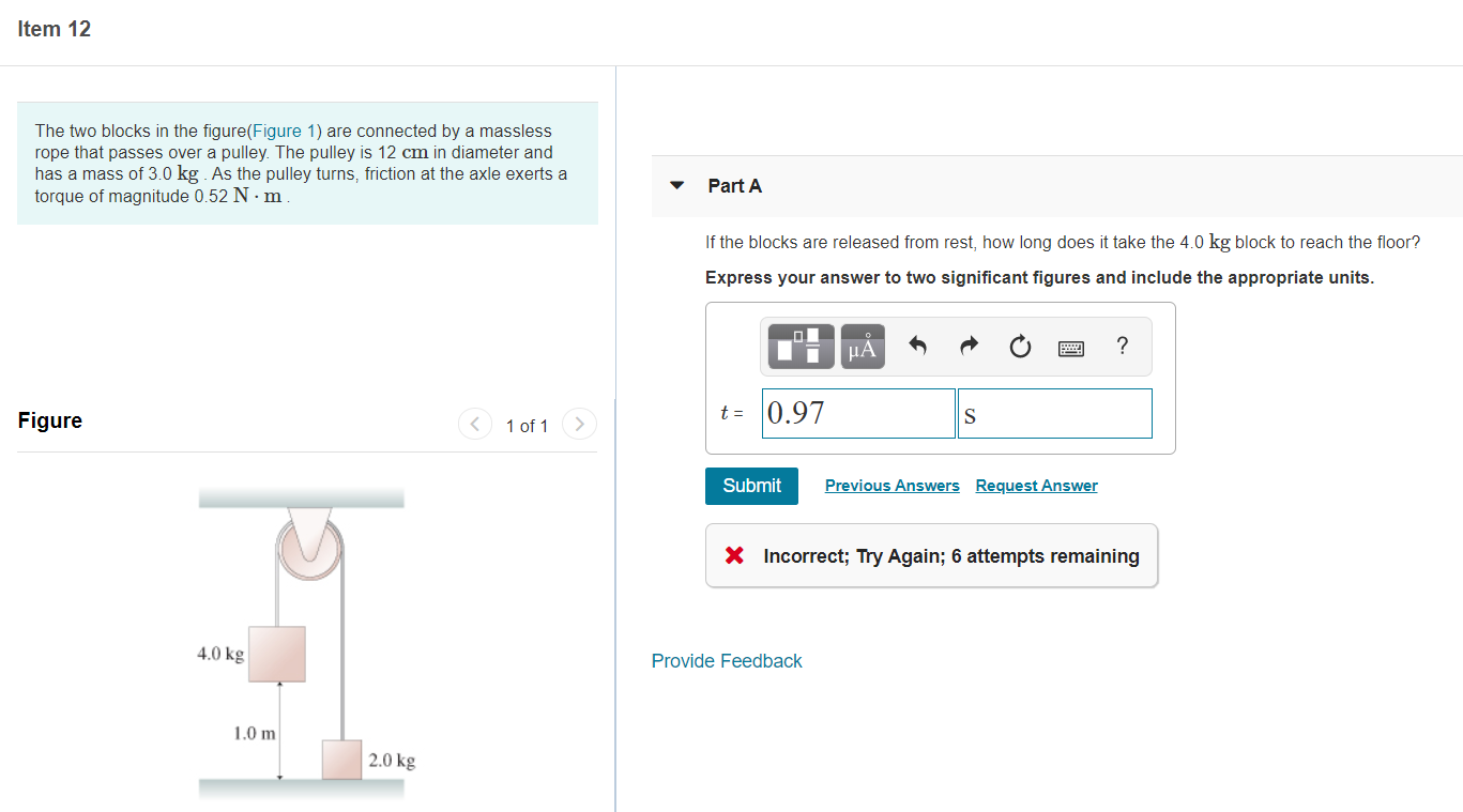 Solved The two blocks in the figure(Figure 1) are connected | Chegg.com