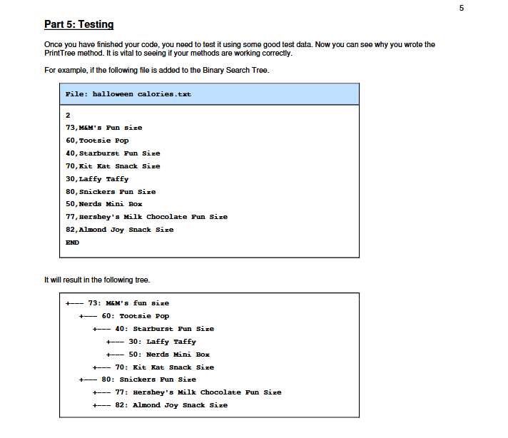 Solved For this assignment, you are going to create a Binary | Chegg.com