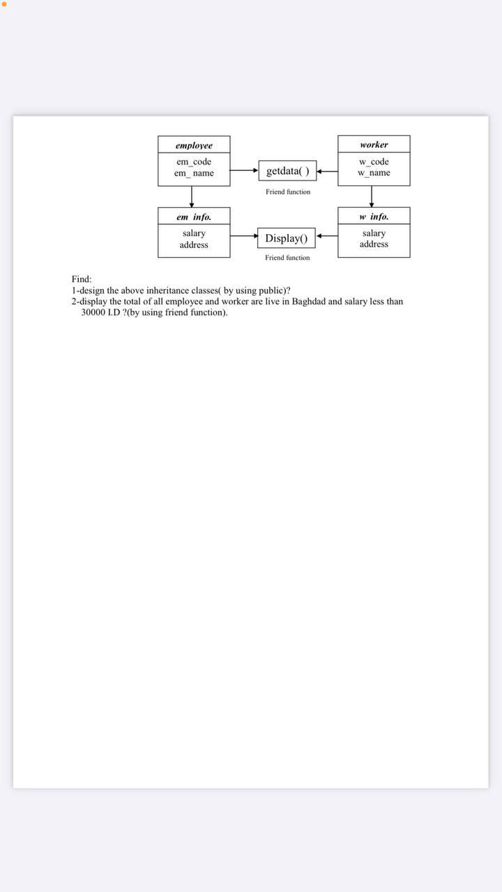 Solved employee worker em code em name getdata w_code W_name | Chegg.com