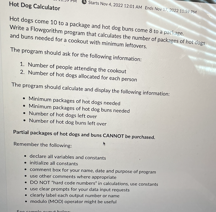 Solved Hot dogs come 10 to a package and hot dog buns come 8 | Chegg.com