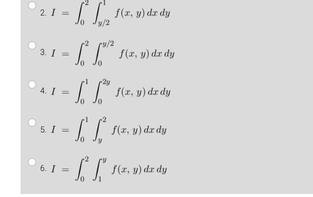Solved Reverse the order of integration in the integral | Chegg.com