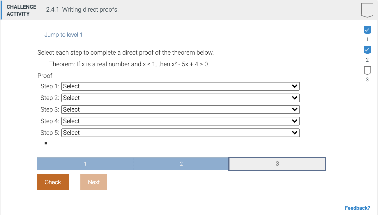 Solved 2.4.1: Writing direct proofs. - BEST ANSWER WILL GET | Chegg.com