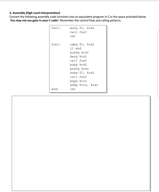 1. Assembly (Data Movement and Calculations) Update | Chegg.com