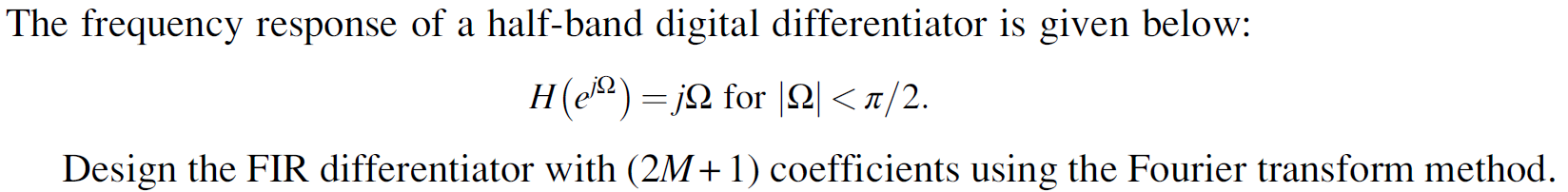 The frequency response of a half-band digital | Chegg.com