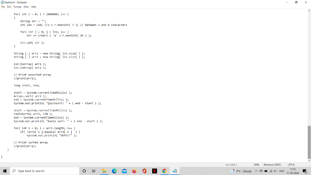Sequences (1) - Notepad Eile Edit Format View Help | Chegg.com