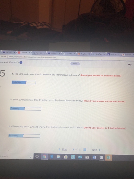 Solved Secure https/newconnect lomework Chapter 5 Help Sa 5 | Chegg.com