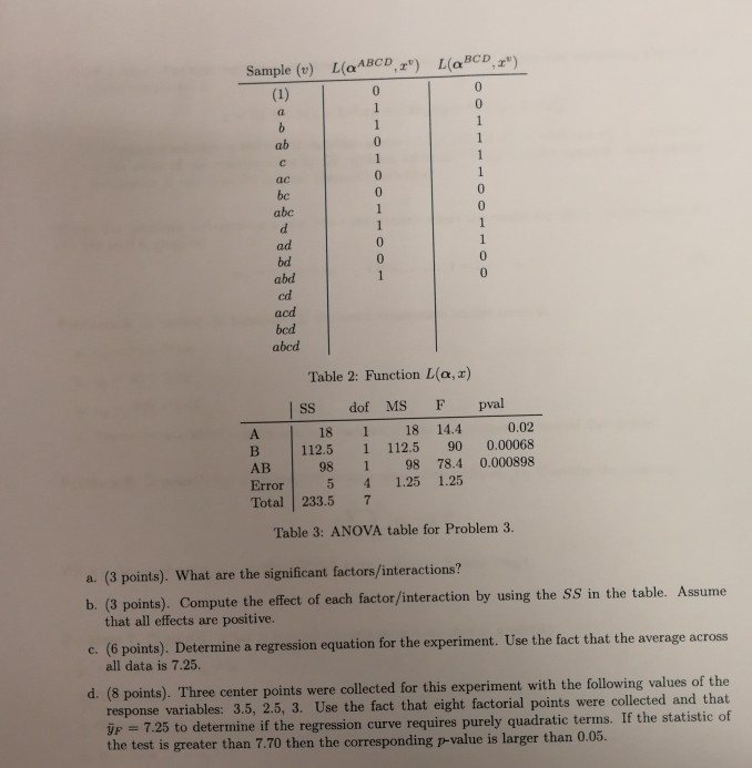 Sample (v) L(aABCD r") L(a"CD ") (1) 1. ab ac be 0. | Chegg.com