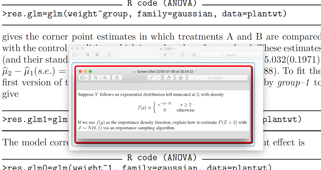 Solved R code (ANOVA) >res.glm-glm(weight"group, | Chegg.com