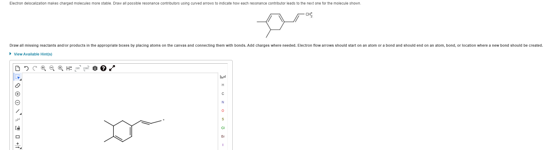Solved Draw all possible resonance contributors using curved | Chegg.com