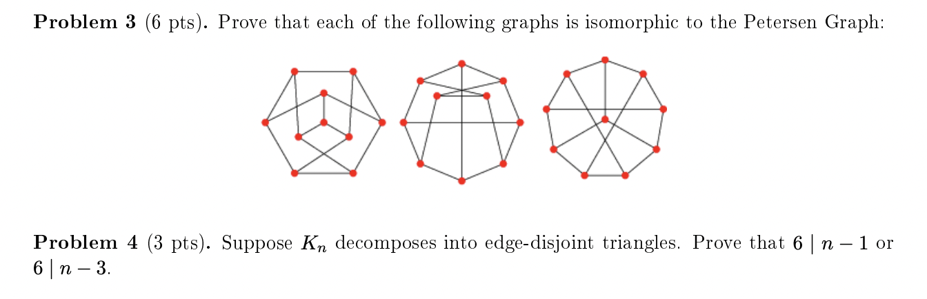 Solved Problem 3 (6 pts). Prove that each of the following | Chegg.com Solved Problem 3 (6 pts). Prove that each of the following | Chegg.com