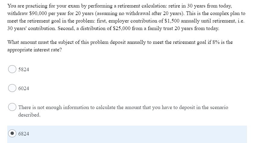 Solved You are practicing for your exam by performing a | Chegg.com