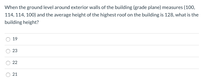 Solved When the ground level around exterior walls of the | Chegg.com