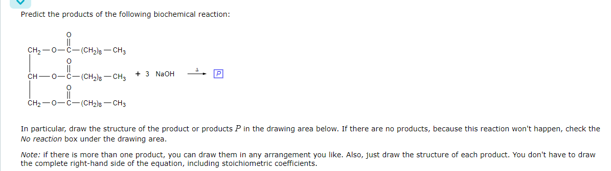 Solved Predict the products of the following biochemical | Chegg.com