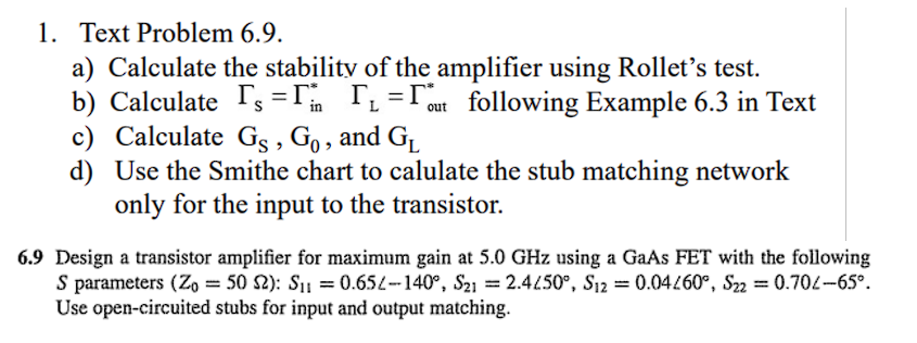 Solved 1. Text Problem 6.9. a) Calculate the stability of | Chegg.com