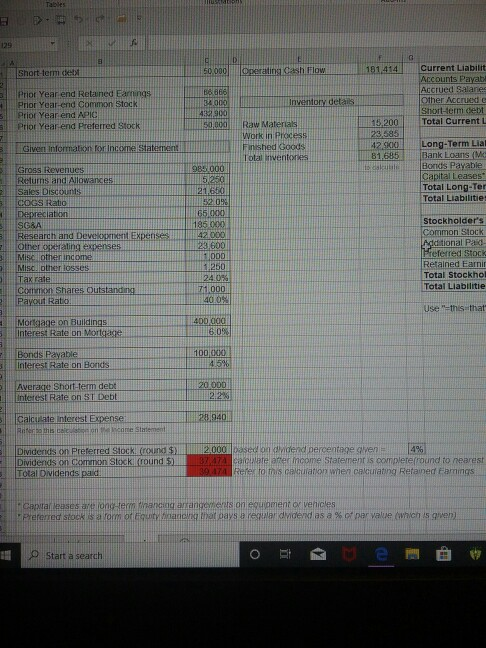 Solved F Home Draw Page Layout Formulas Data Review View | Chegg.com