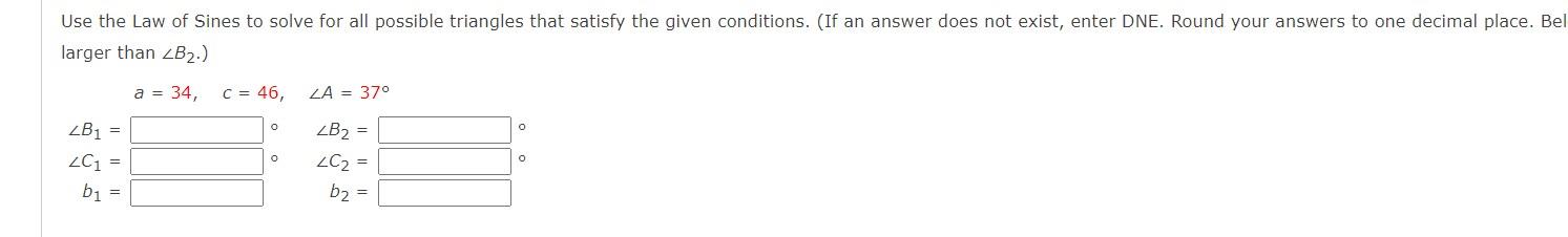 Solved larger than ∠B2.) | Chegg.com