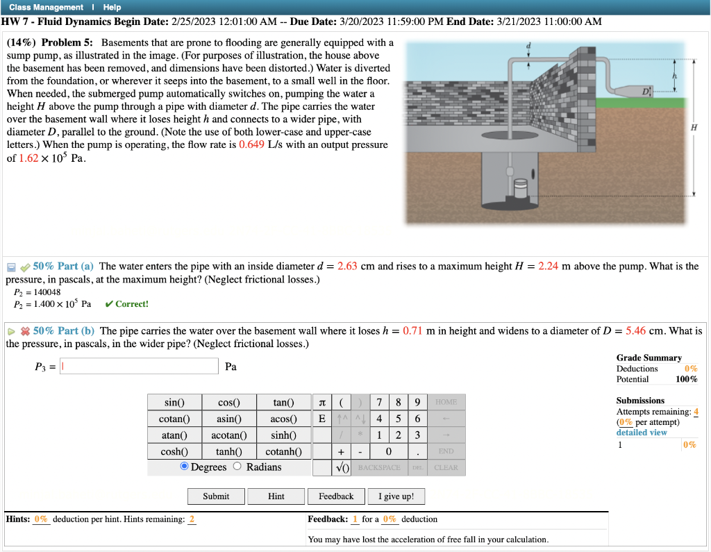Solved Basements that are prone to flooding are generally | Chegg.com