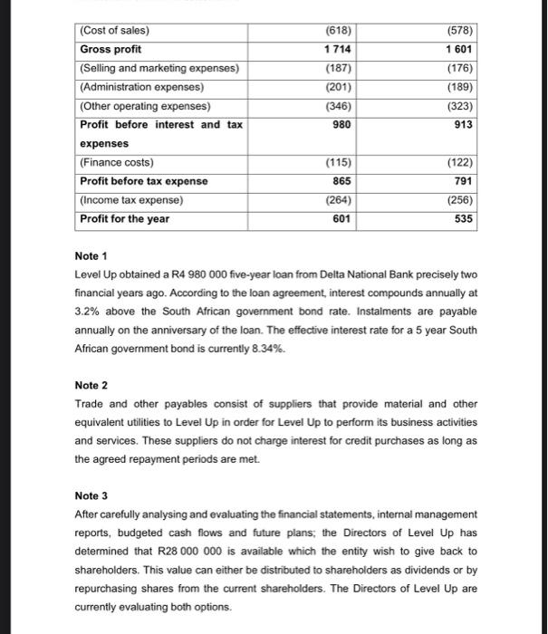 Solved QUESTION 1 Level Up Ltd ("Level Up") is a | Chegg.com