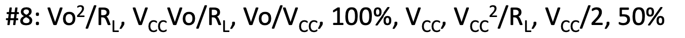Solved \#8: Consider the class B BJT output stage with a | Chegg.com