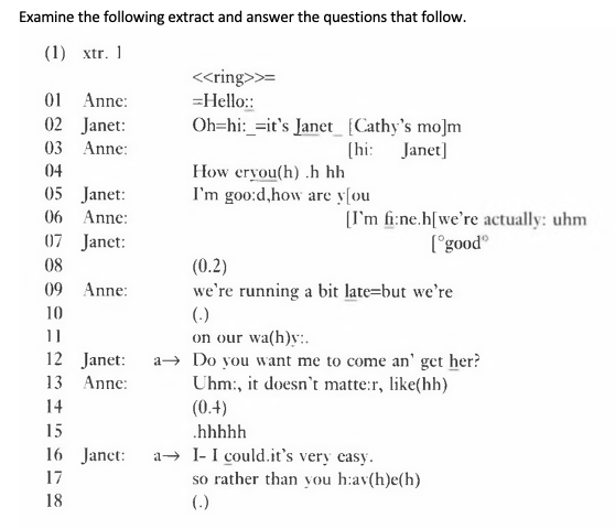1. Identify one lexical, one phrasal, one | Chegg.com