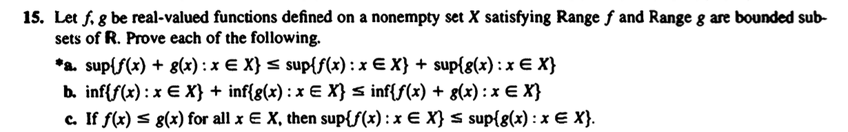 Solved 15. Let f,g be real-valued functions defined on a | Chegg.com