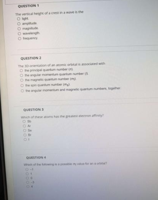 Solved The vertical height of a crest in a wave is the | Chegg.com
