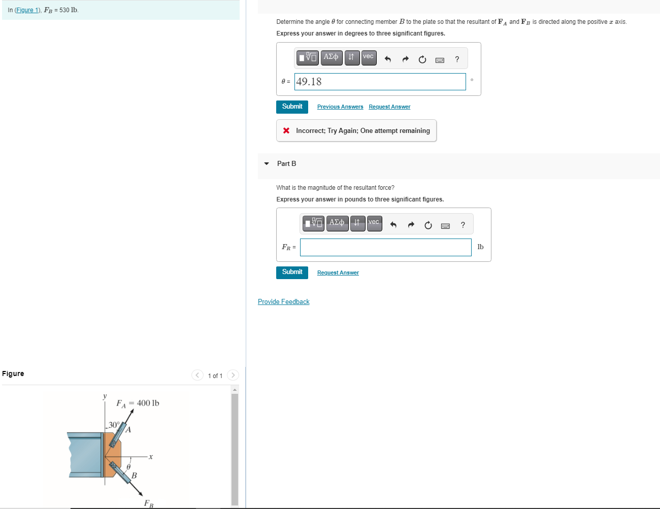Solved Determine the angle θ for connecting member B to the | Chegg.com