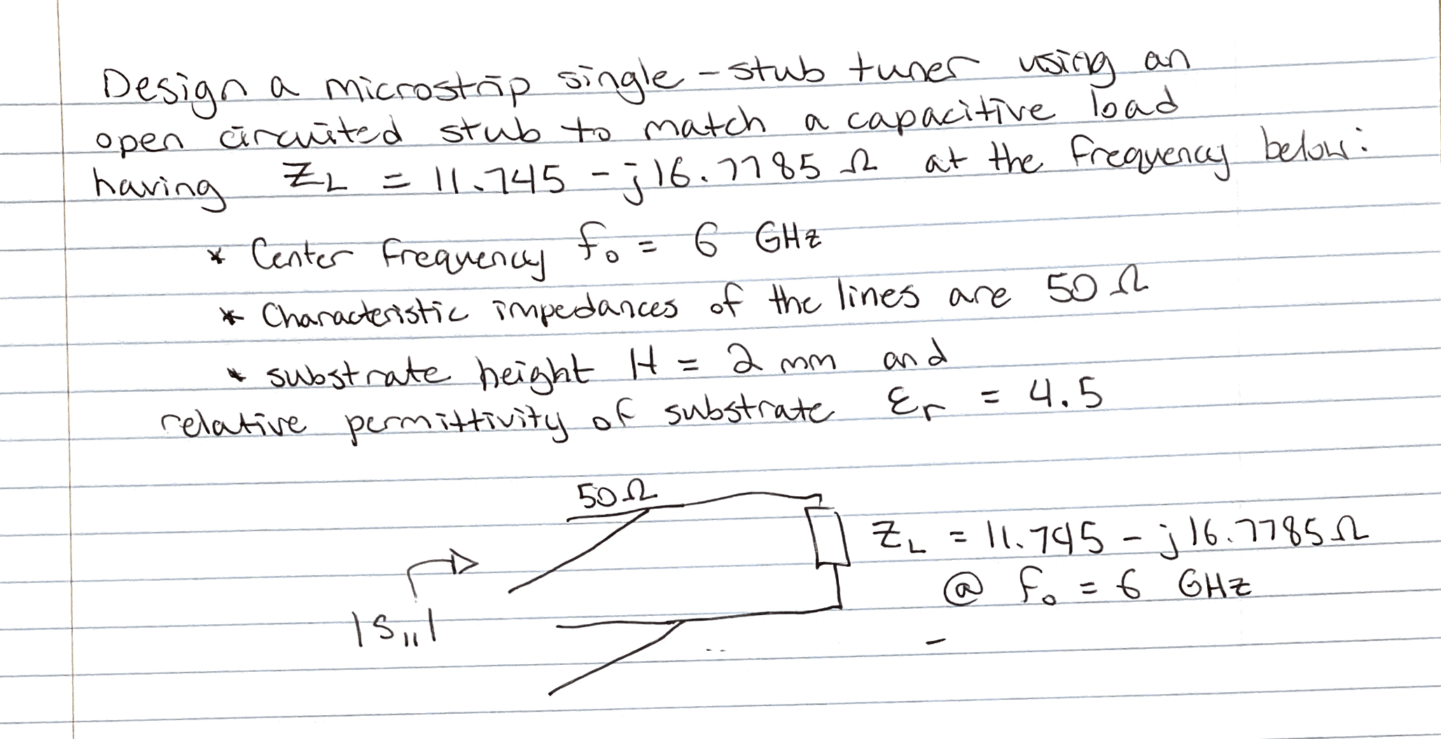 Solved Design the following with given parameters ( find the | Chegg.com